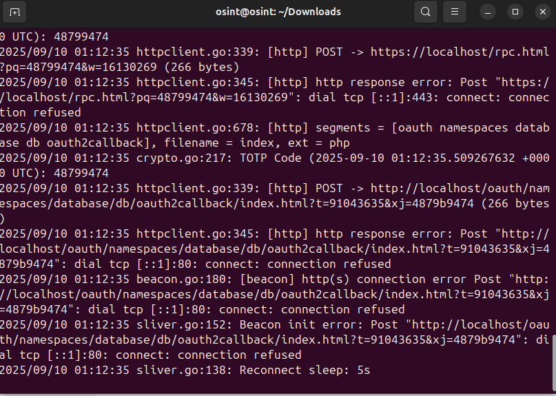 Sliver C2 and Beaconing